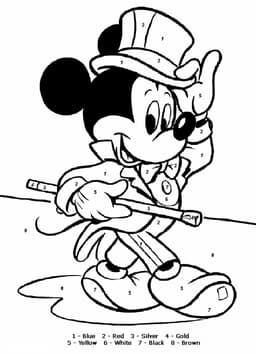 Mickey Mouse Coloring Pages: Free Printable PDF Downloads