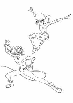 Miraculous Disegni da Colorare Stampabili e Gratis - Ladybug