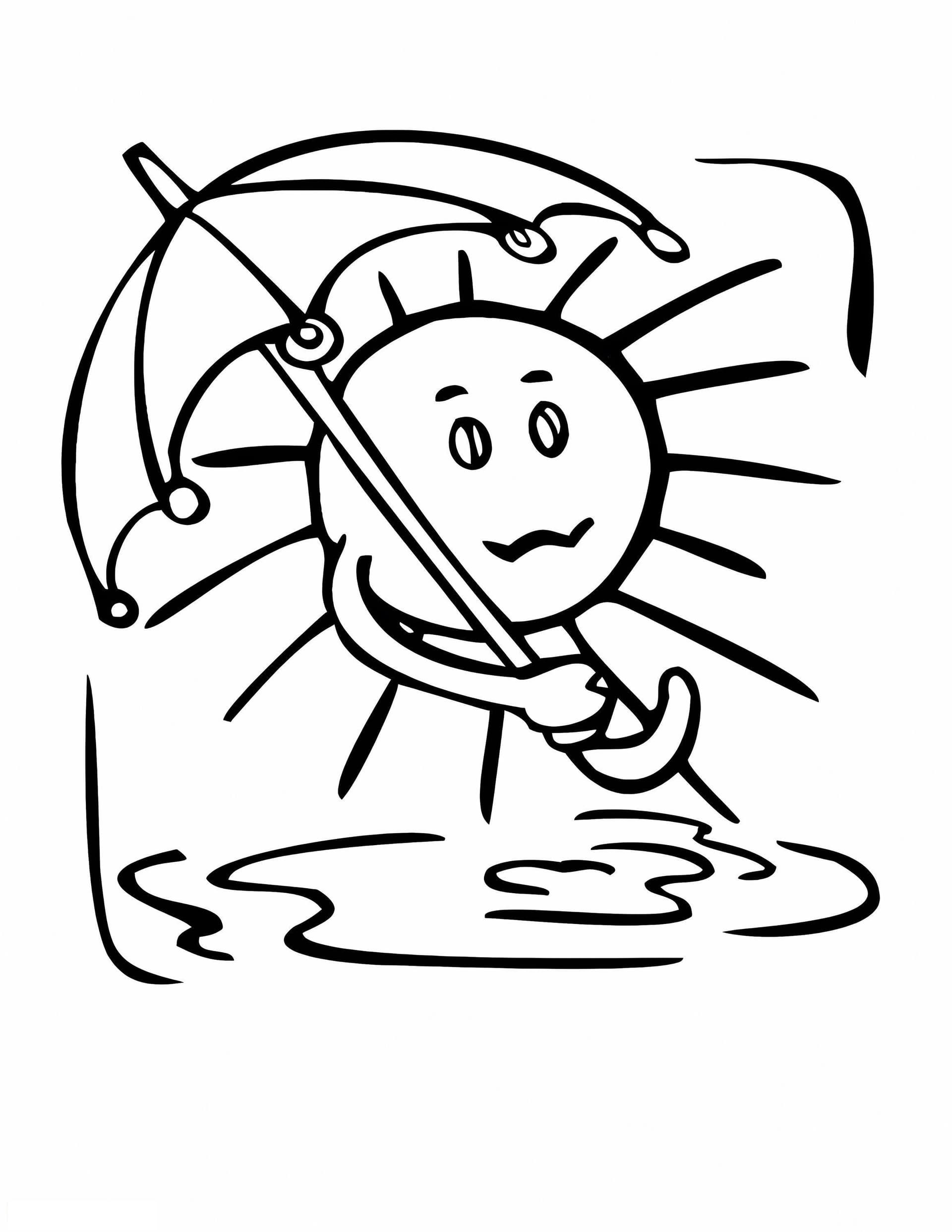 Weather Printable Coloring Page | Free PDF Download for Kids