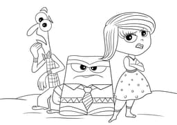 Disegni di Inside Out da Colorare - Stampa Gratis in PDF e A4
