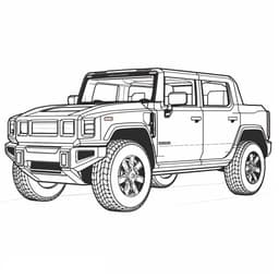 Free Printable GMC Coloring Pages (Trucks & SUVs)