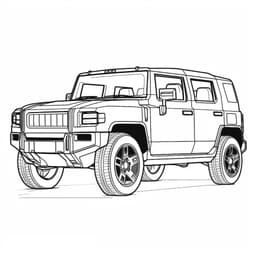 Free Printable GMC Coloring Pages (Trucks & SUVs)