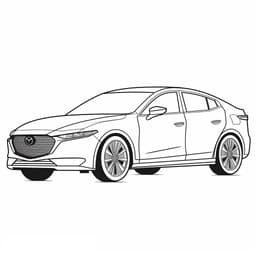 Mazda Coloring Pages Printable PDF - Free Car Sheets