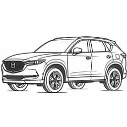 Mazda Coloring Pages Printable PDF - Free Car Sheets